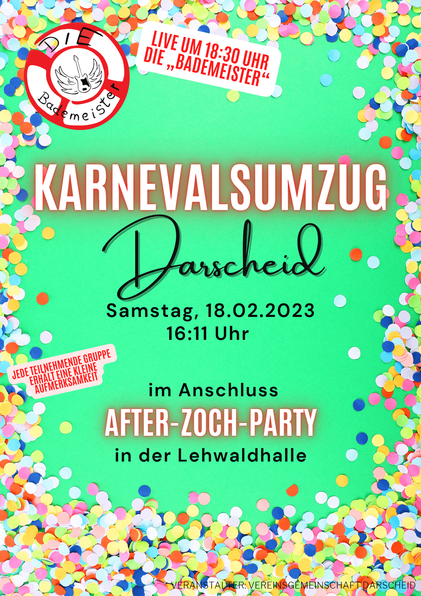 Karnevalsumzug in Darscheid - darscheid.de